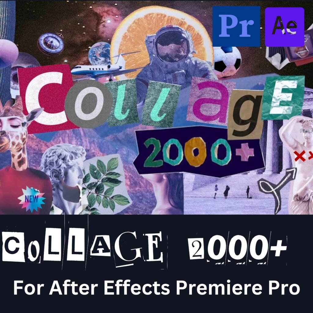 Collage Pack 2000+ Video Templates for After Effects